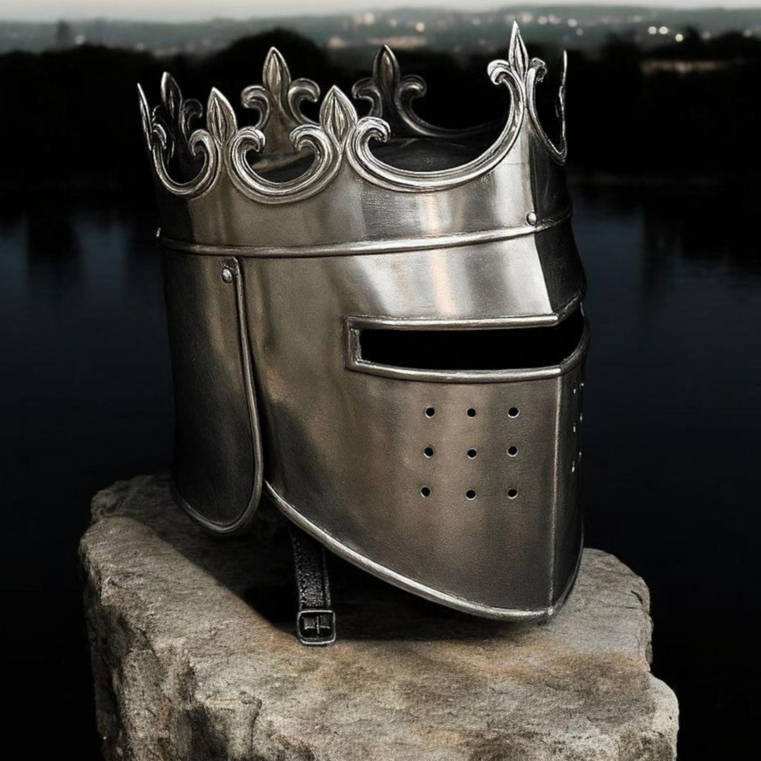 Medieval Queen/king Crown Helmet – Wearable Steel Armor for Cosplay ...