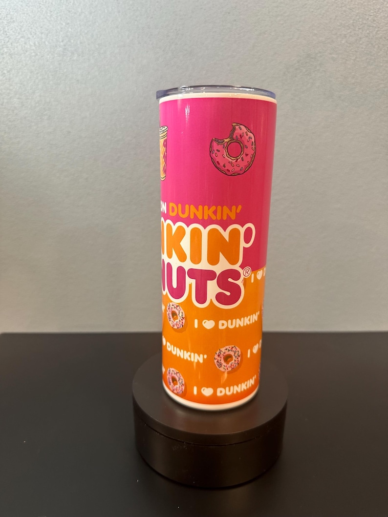 20 Oz Coffee and Doughnuts Tumbler. Great for Hot and Cold Drinks and ...
