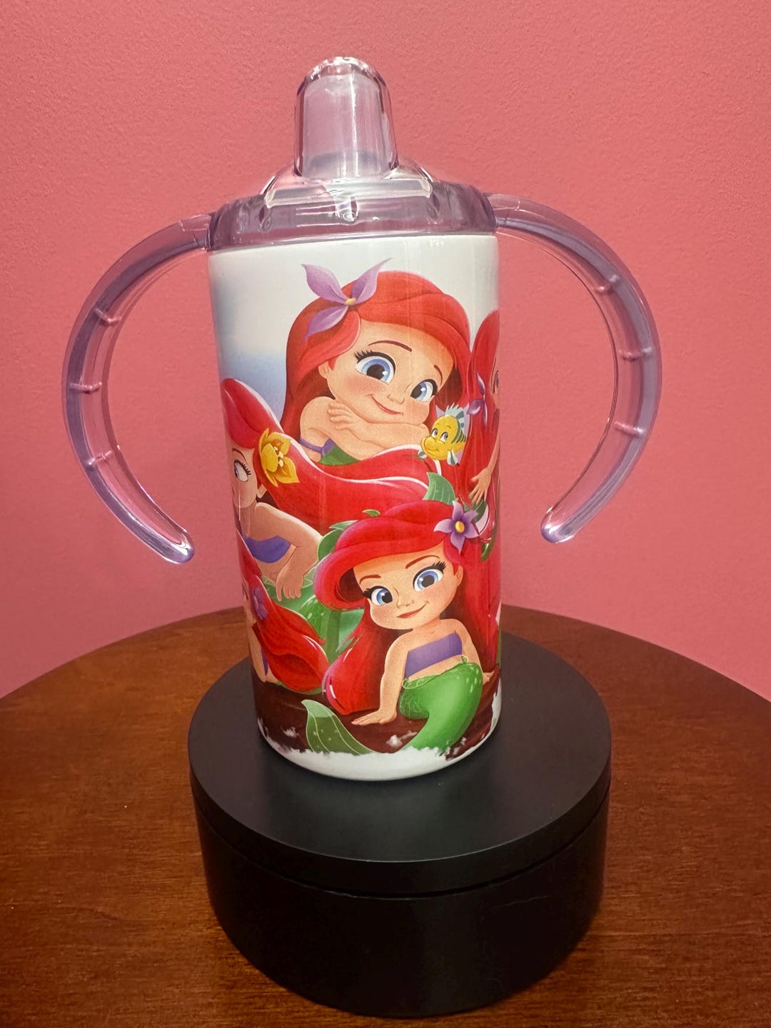 12 Oz Small Sea Princess Sippy Cup. Comes With an Extra Lid and a Straw ...