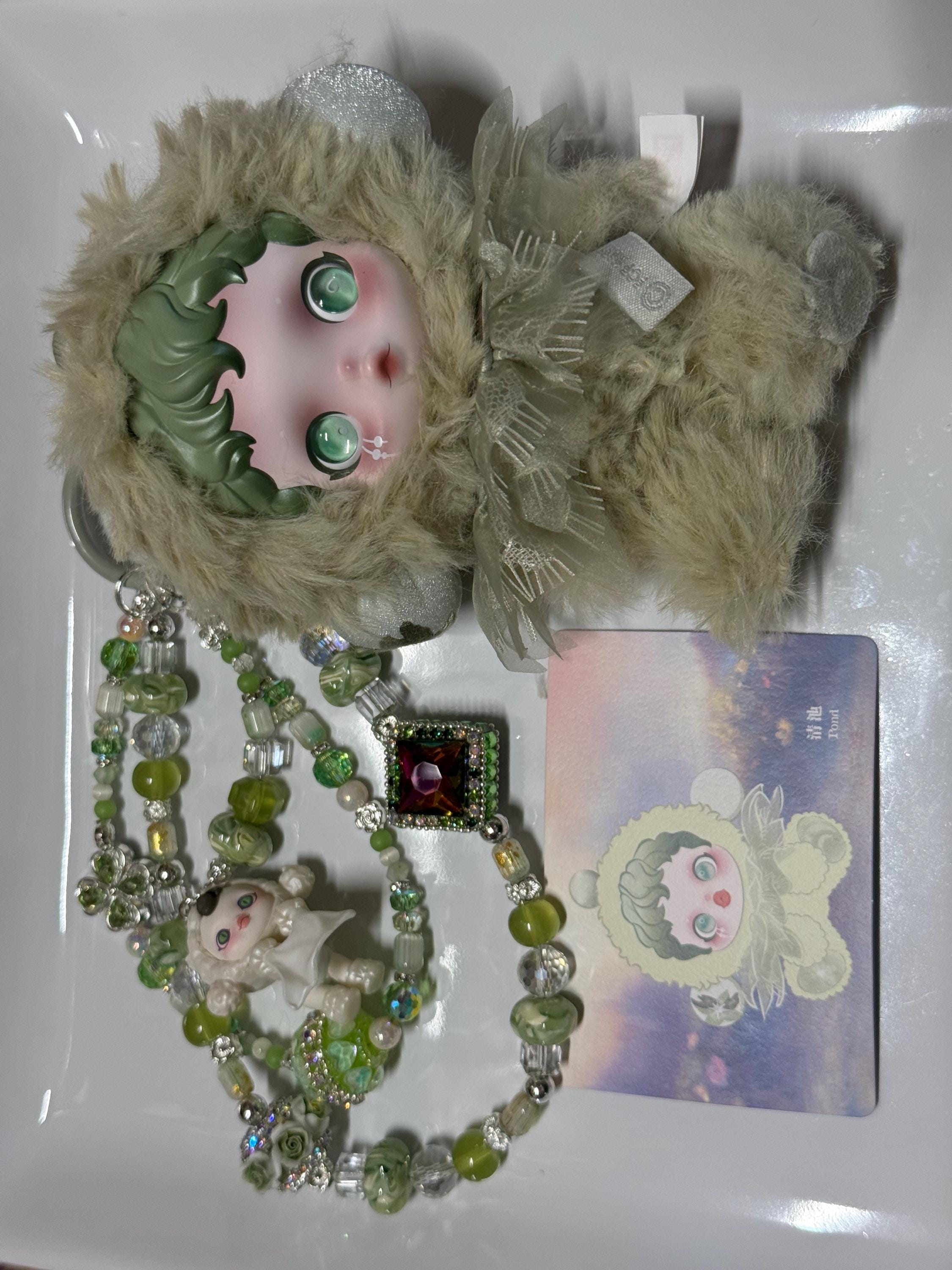 Pop Mart Skullpanda L’impressionnisme Plush Doll “pond” Keychain - Etsy