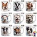 Dog Mug Design Bundle | 90+ 3D Dog Breed 11oz Sublimation Wraps ...
