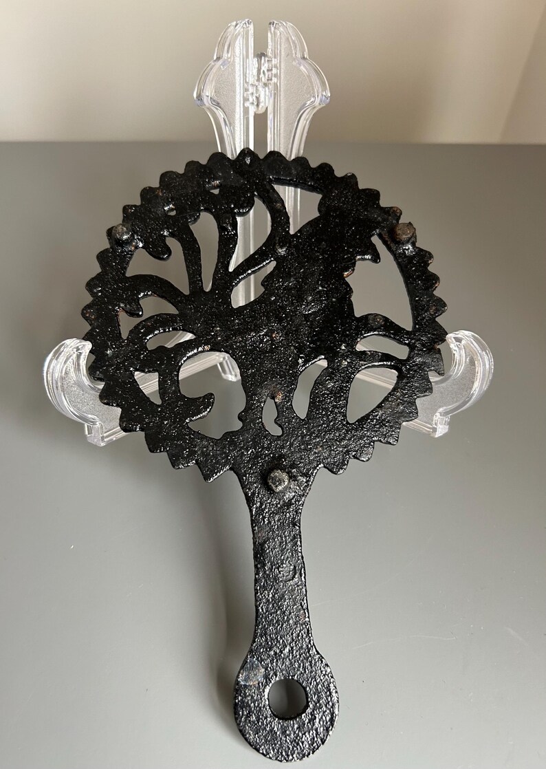 Vintage Cast Iron Rooster Trivet - Etsy