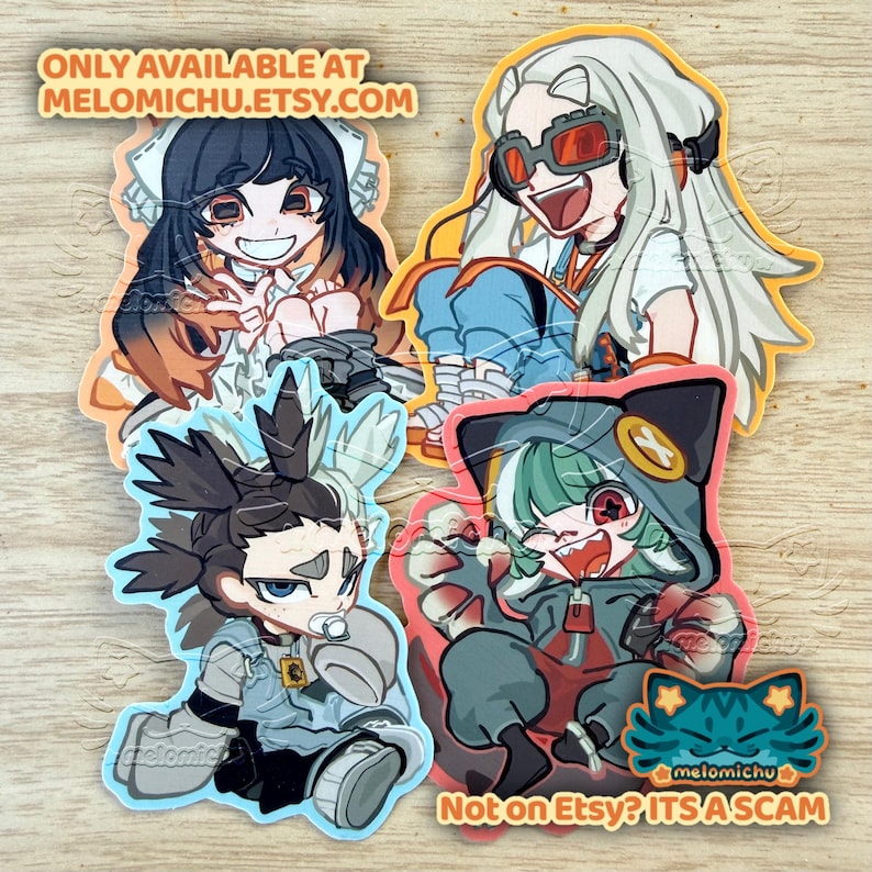 GACHIAKUTA Characters Stickers - Wave 3 - Etsy