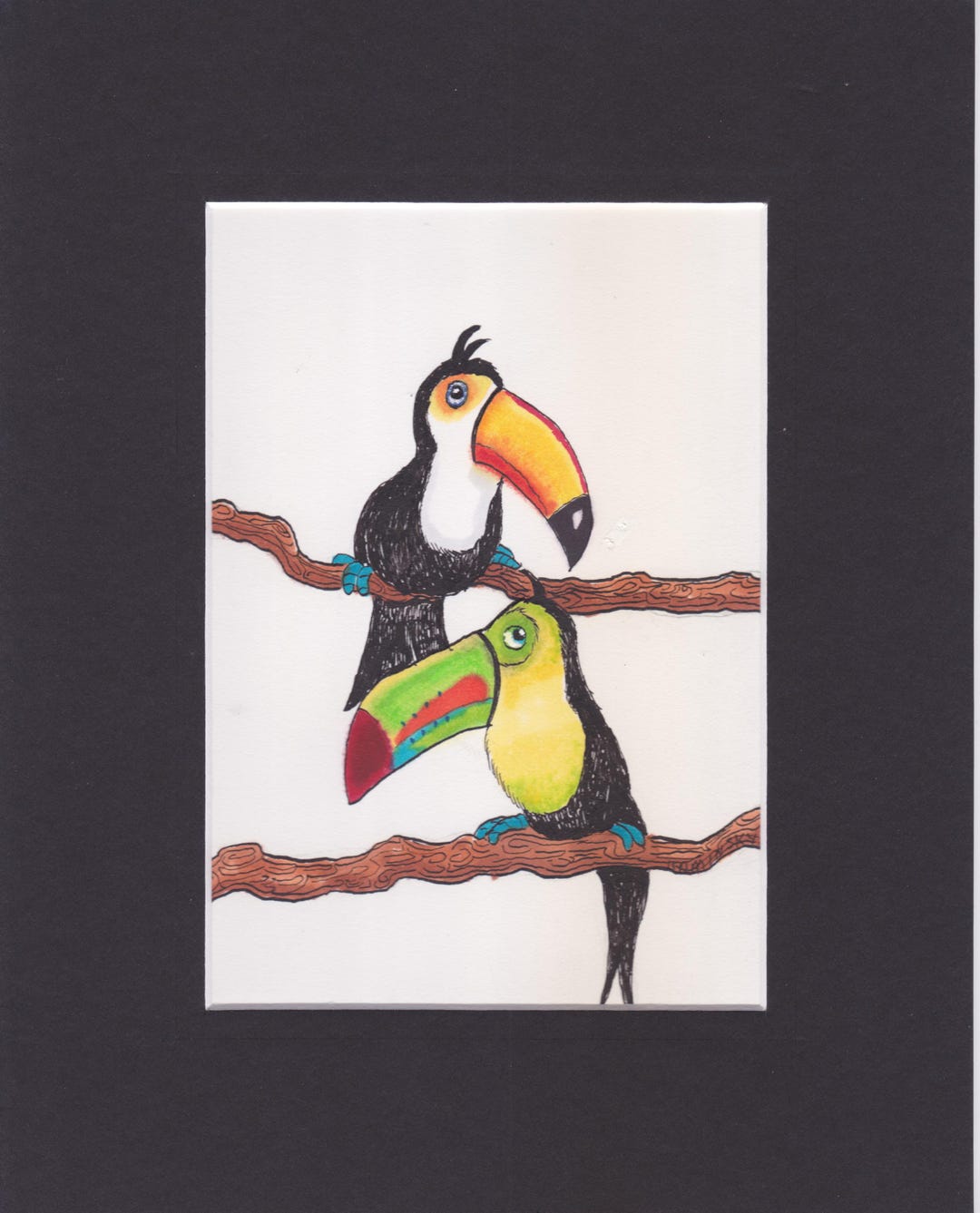 Whimsical Original Illustration, If One Can, Toucan - Etsy