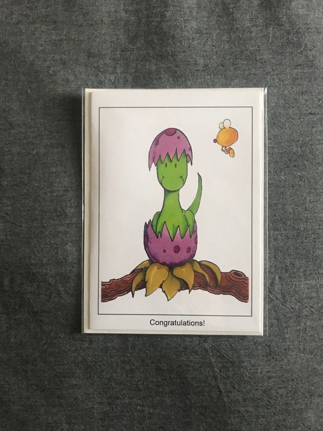 Humorous, Whimsical Congratulations Card for A New Baby With Adorable ...