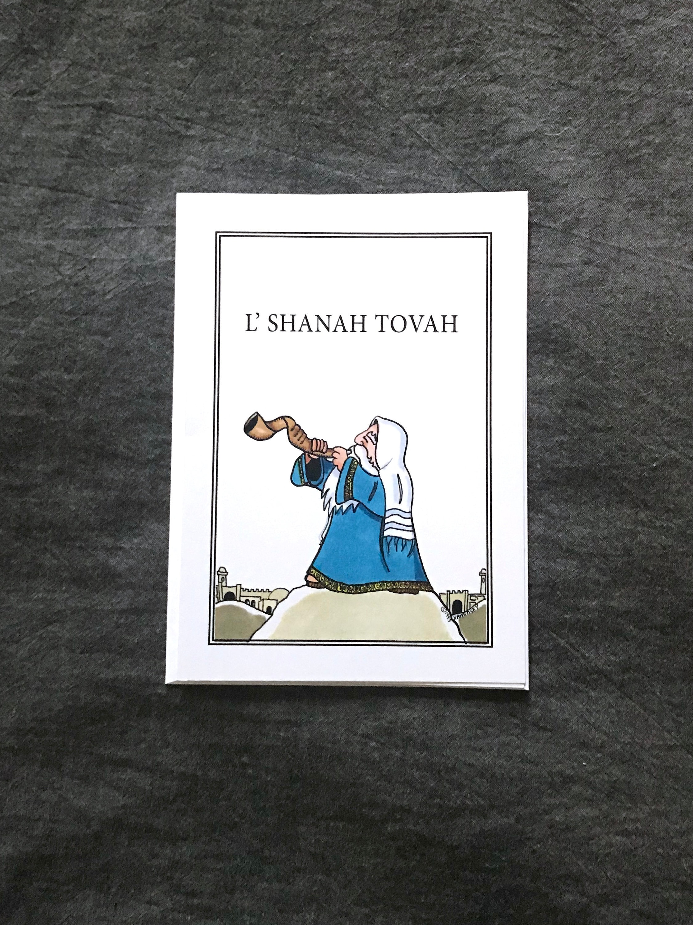 Happy New Year. Jewish High Holiday Card With the Happy Rabbi. - Etsy