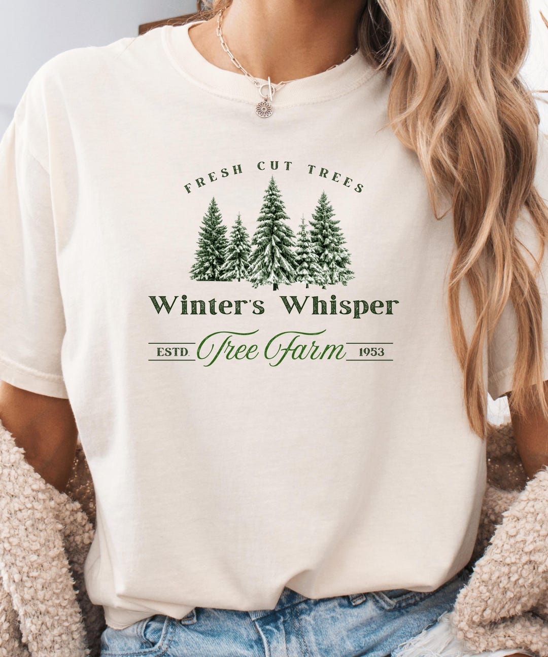 Christmas Tree Farm Shirt, Farm Fresh Christmas Tree T-shirt, Holiday ...