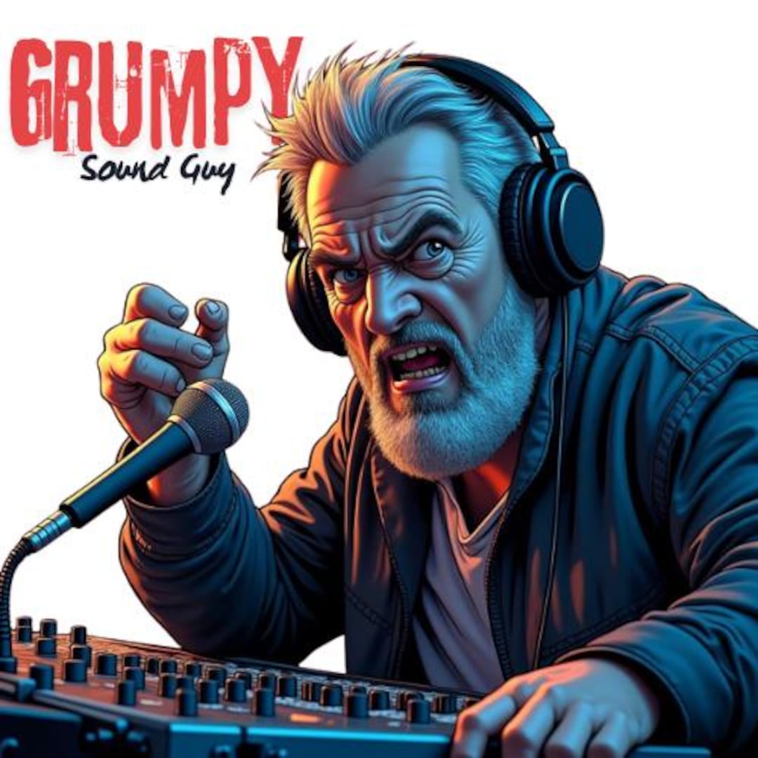 Grumpy Sound Guy Art - Etsy