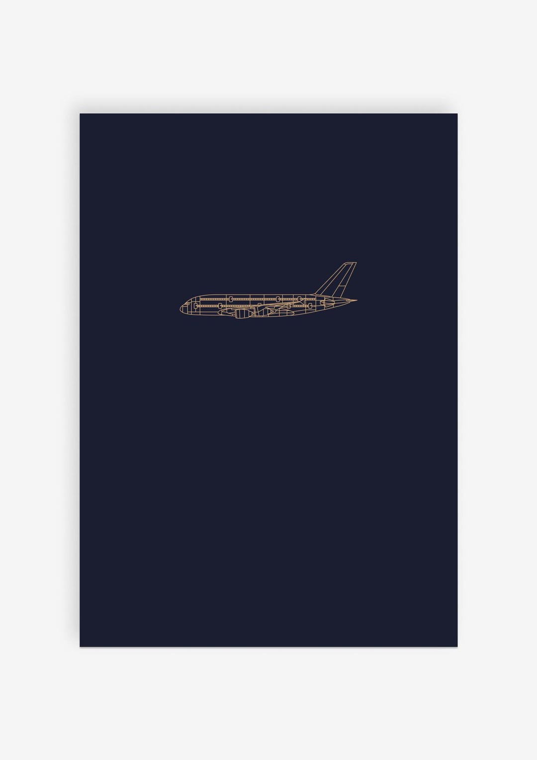 Airbus A380 Greeting Card – Aviation-inspired Blank Card - Etsy