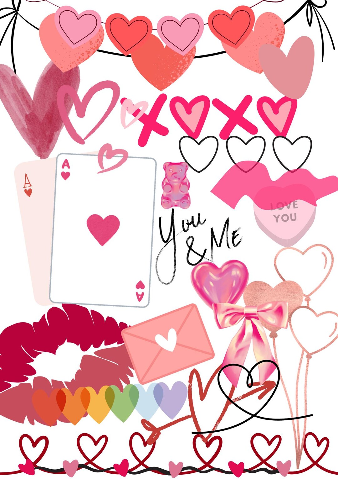 Cute Valentines Poster - Etsy