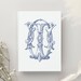 OT Monogram Design, TO Monogram, O-T Wedding Monogram, Luxury Monogram ...