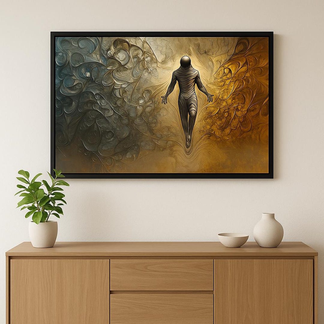 Transcendent Mind – Abstract AI Human Forms | Surreal Digital ...