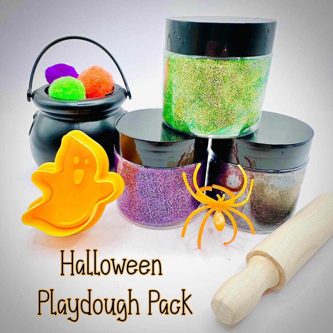 Halloween Playdough Pack, Halloween Playdough, Playdough Kit, Playdoh ...