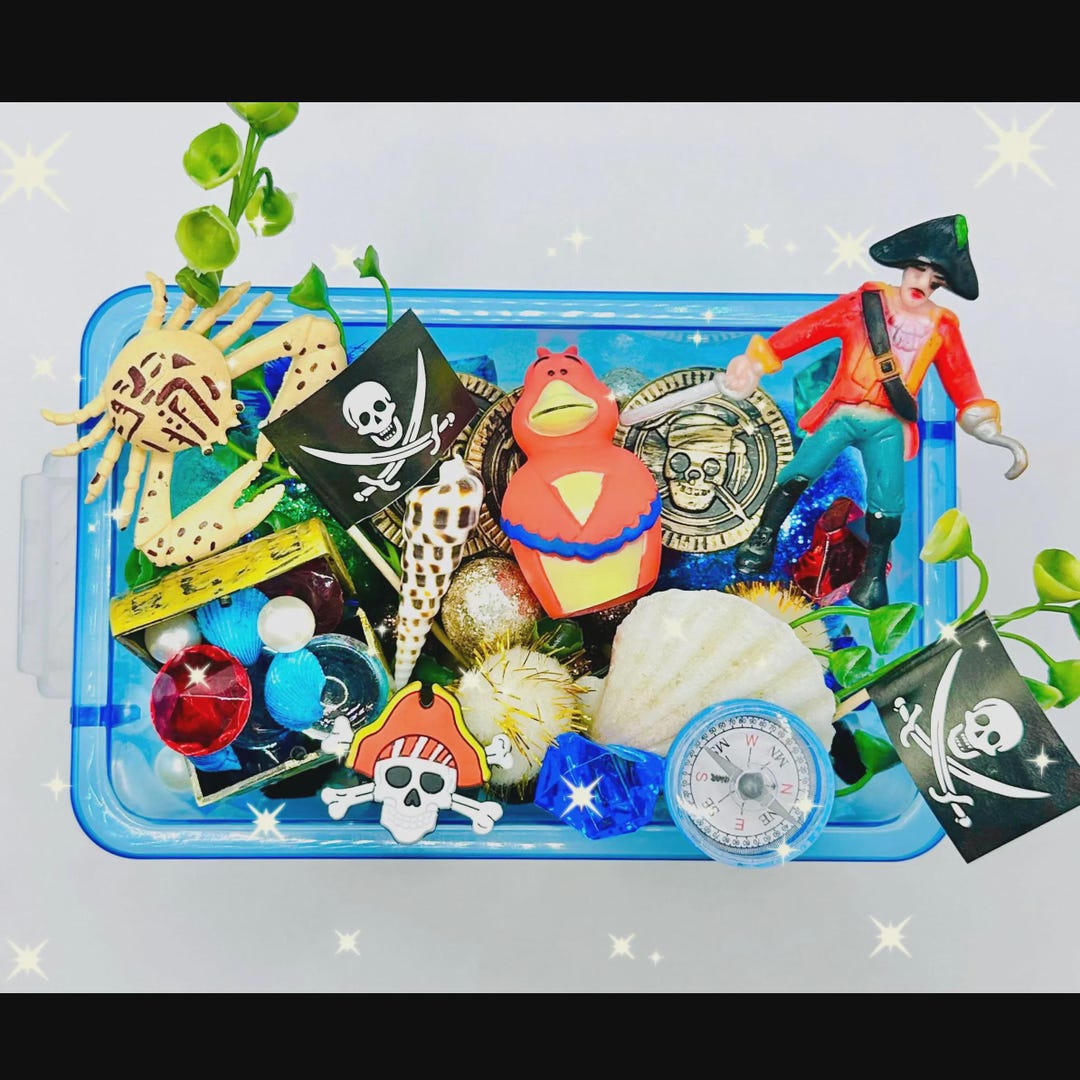 Pirate Playdough Kit, Sensory Kit, Sensory Bin, Playdoh Kit, Play Dough ...