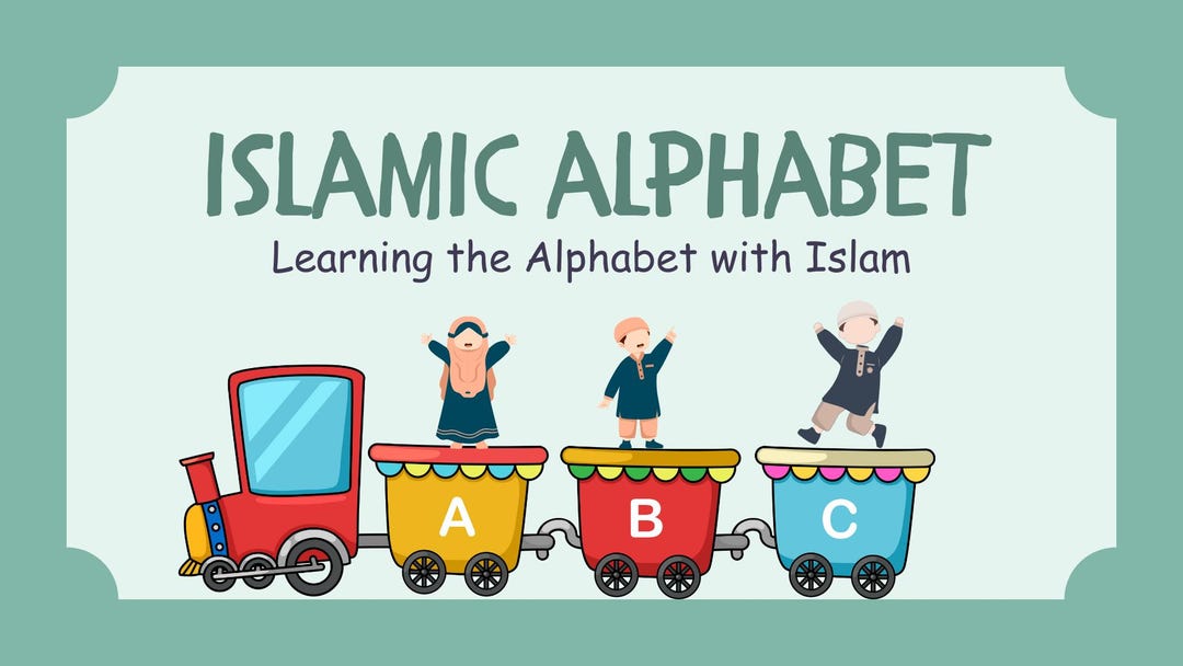 Islamic Alphabets: Learning the Alphabet With Islam - Etsy