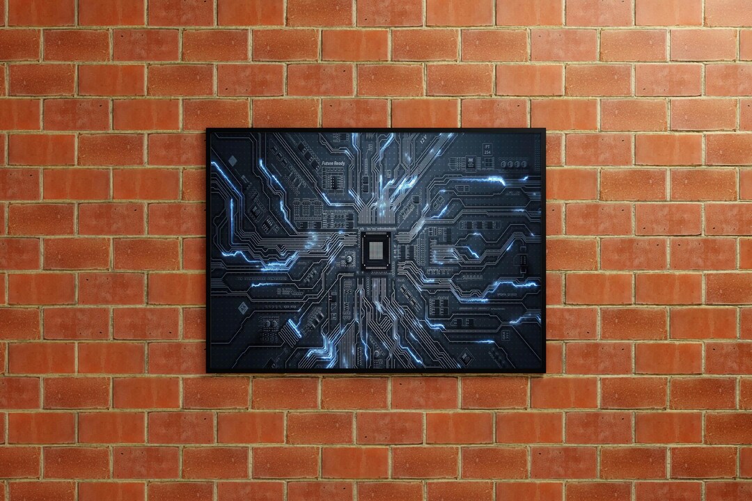 Computer Science Wall Decor, Electronic Canvas Print, Hardware and ...