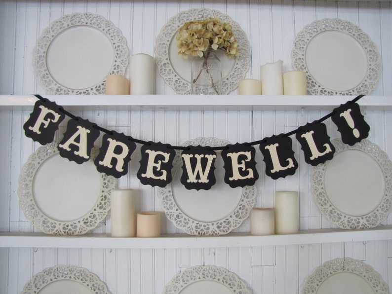 FAREWELL Banner Good Bye Banner Farewell Sign Missionary | Etsy