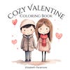 50 Cozy Valentine Coloring Pages, Sets 1-5, Hand-drawn, Instant ...