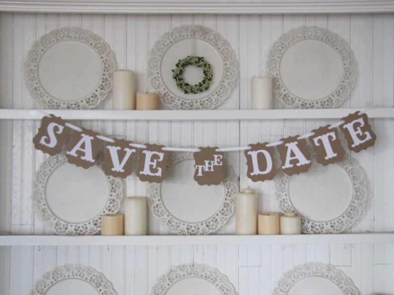 Save the Date Banner Save the Date Wedding Sign Engagement | Etsy