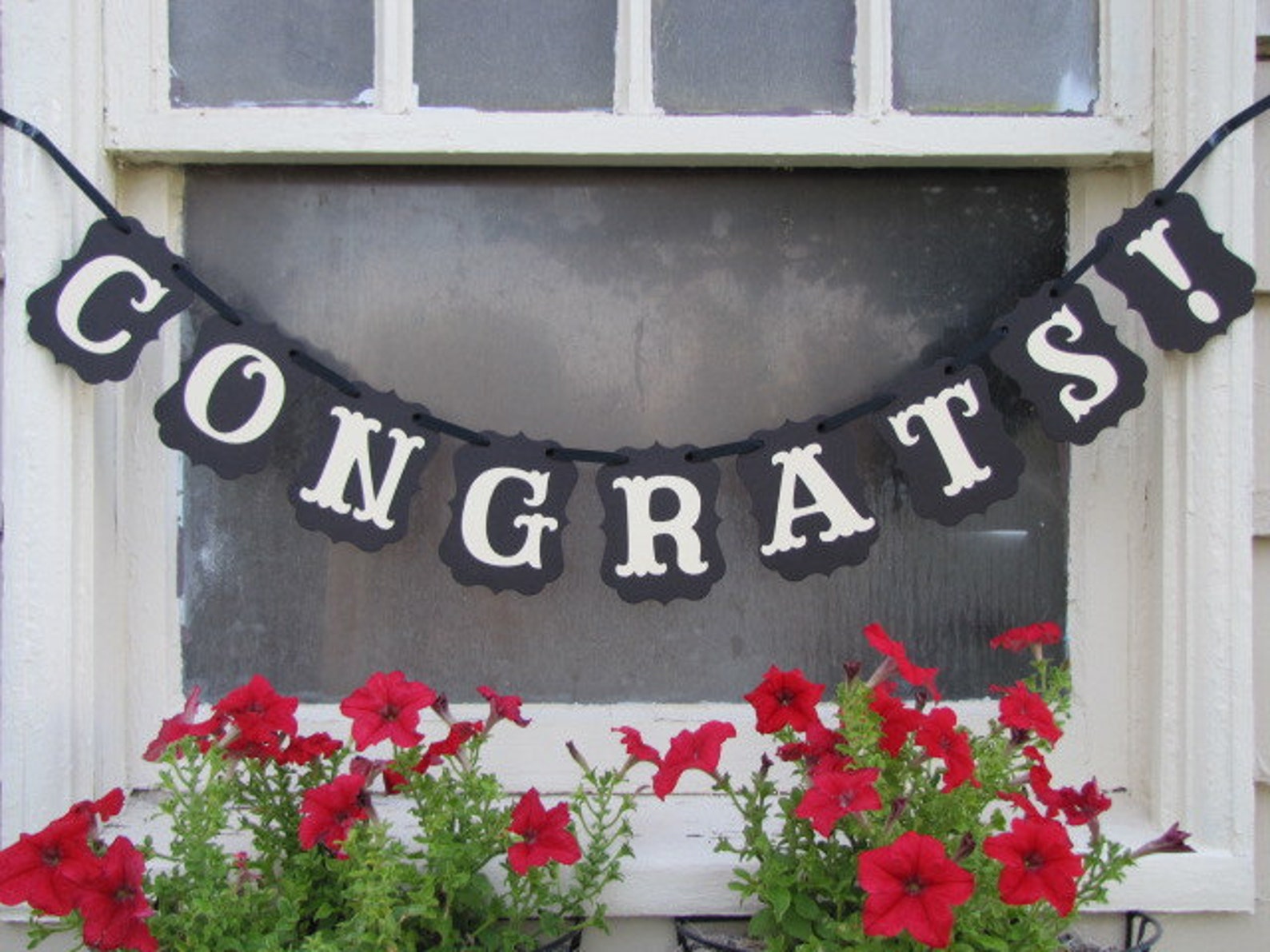 CONGRATS Banner Congrats Sign Congratulations Sign | Etsy