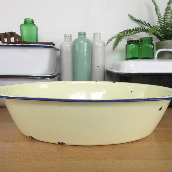 Enamel Wash Tub - Etsy