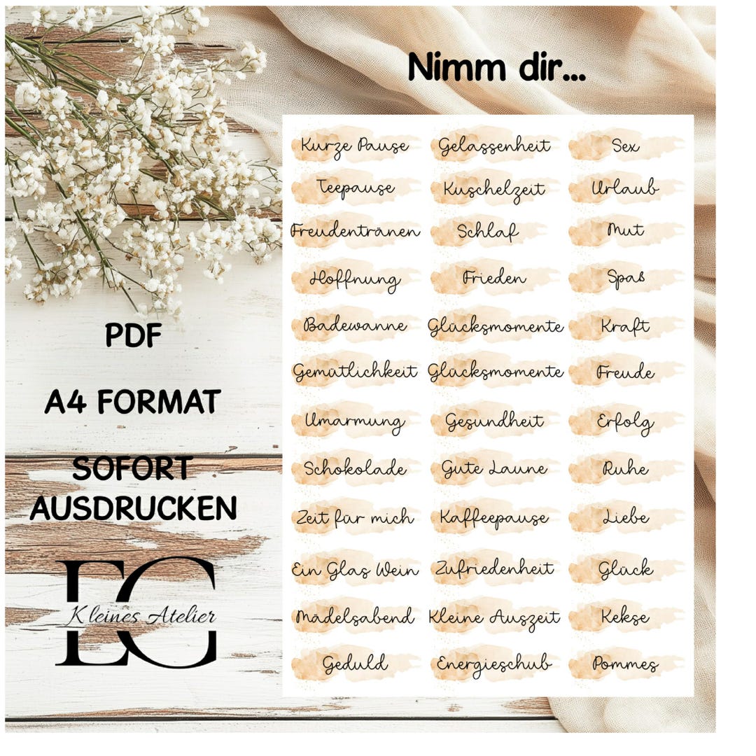 Candle File Take What You Need/ PDF File Candle Foil / Candle Design ...