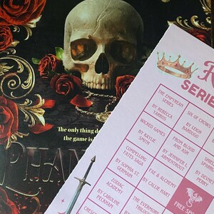 Romantasy TBR Bingo Card Template: Editable Book Club Game (digital ...