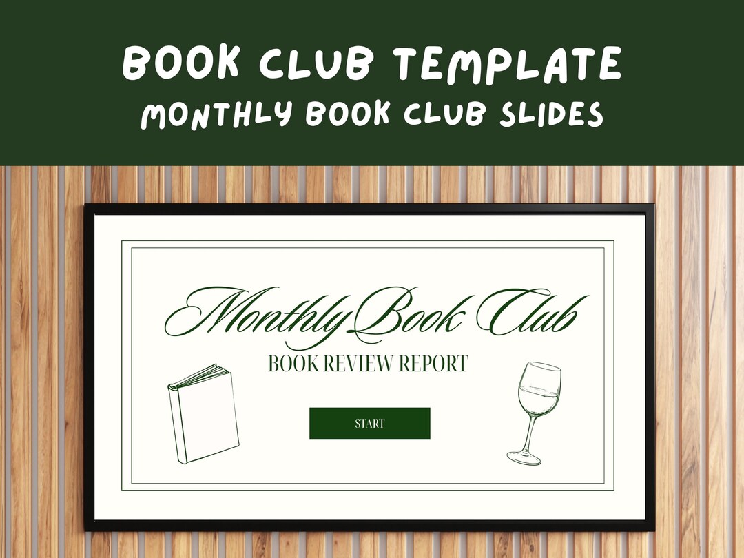 Monthly Book Club Presentation Slides: Minimalist Aesthetic Monthly ...