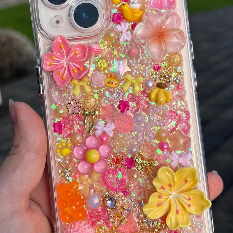 Junk Bedazzled Phone Case - Etsy