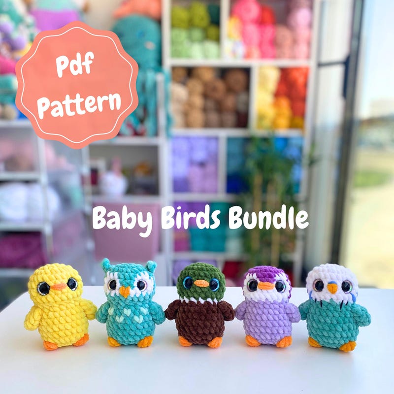 Crochet Pattern Budgie Bird - Etsy