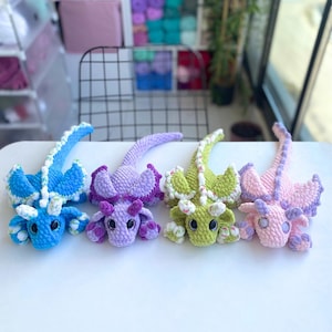 Crochet Dragon Pattern: Amigurumi Blossom PDF - Etsy