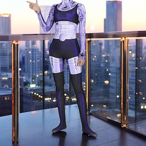Blackfire Cosplay Costume for Women and Girls - YJ Superhero Zentai ...