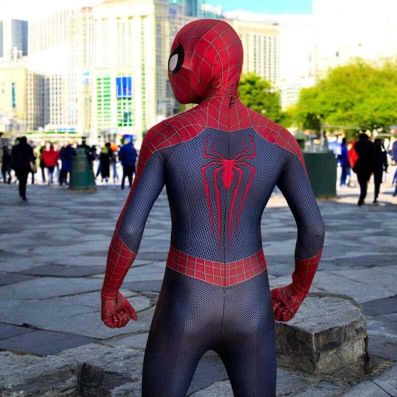 Halloween TASM 2 Spider Cosplay Costume for Men - Superhero Zentai Suit ...