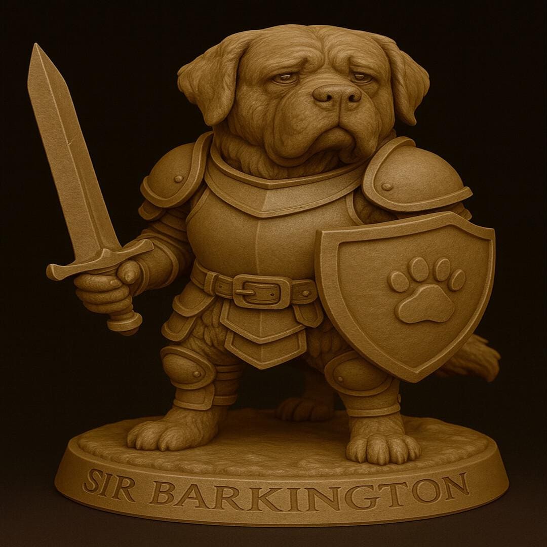 Custom Pets Miniature: D&D, Pathfinder, Fantasy 3d Printed Resin ...