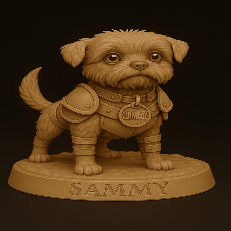 Custom Pets Miniature: D&D, Pathfinder, Fantasy 3d Printed Resin ...