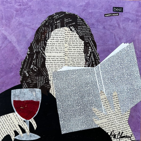 Paper Collage Wall Art - Etsy