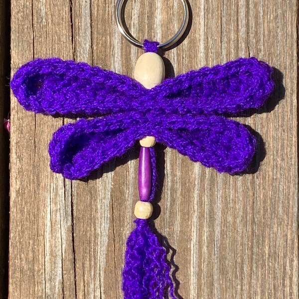 Dragonfly Keychain - Etsy