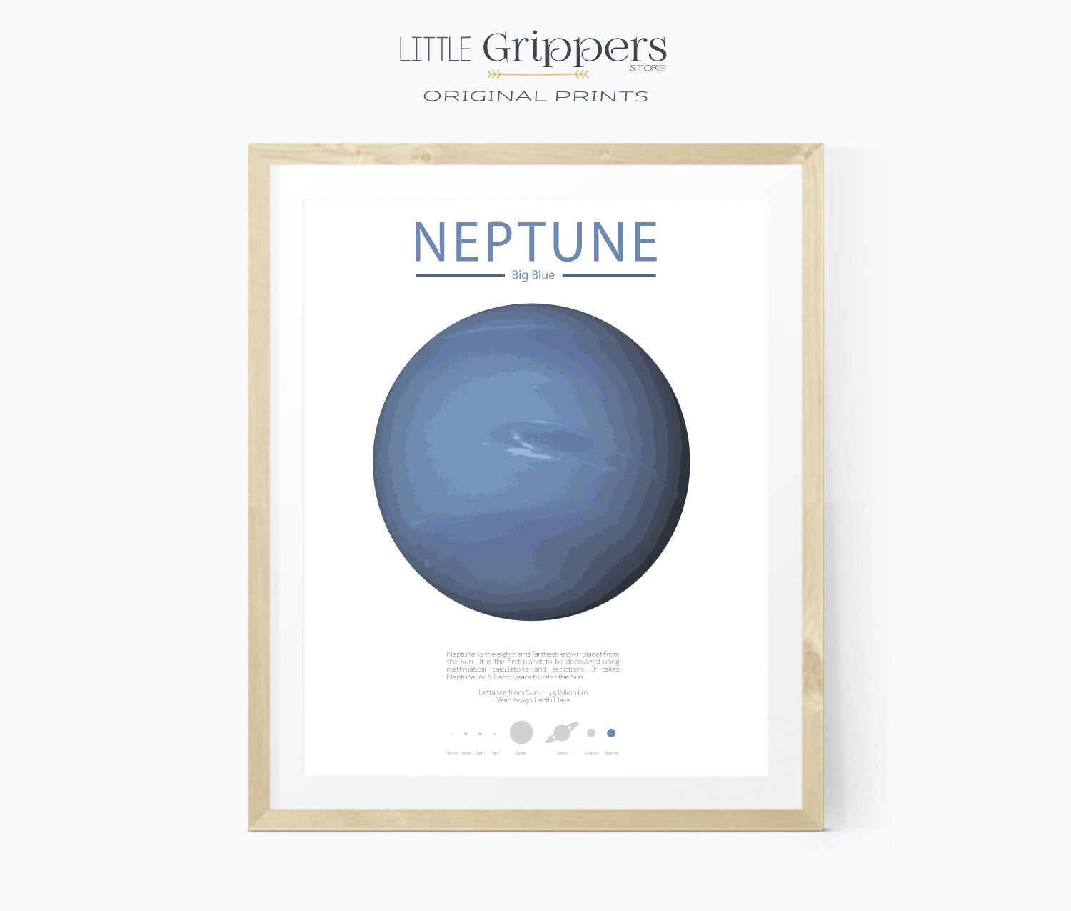 Space Poster Set of 8 Planet Printables Astronomy Poster - Etsy