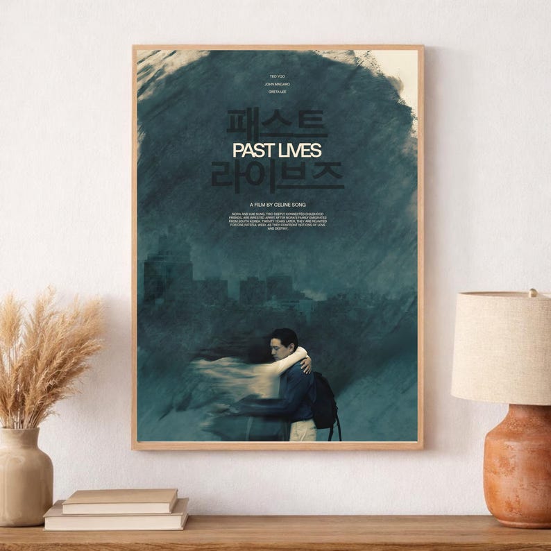 Past Lives Movie Poster – Indie Film Wall Art, Vintage Cinema Decor ...