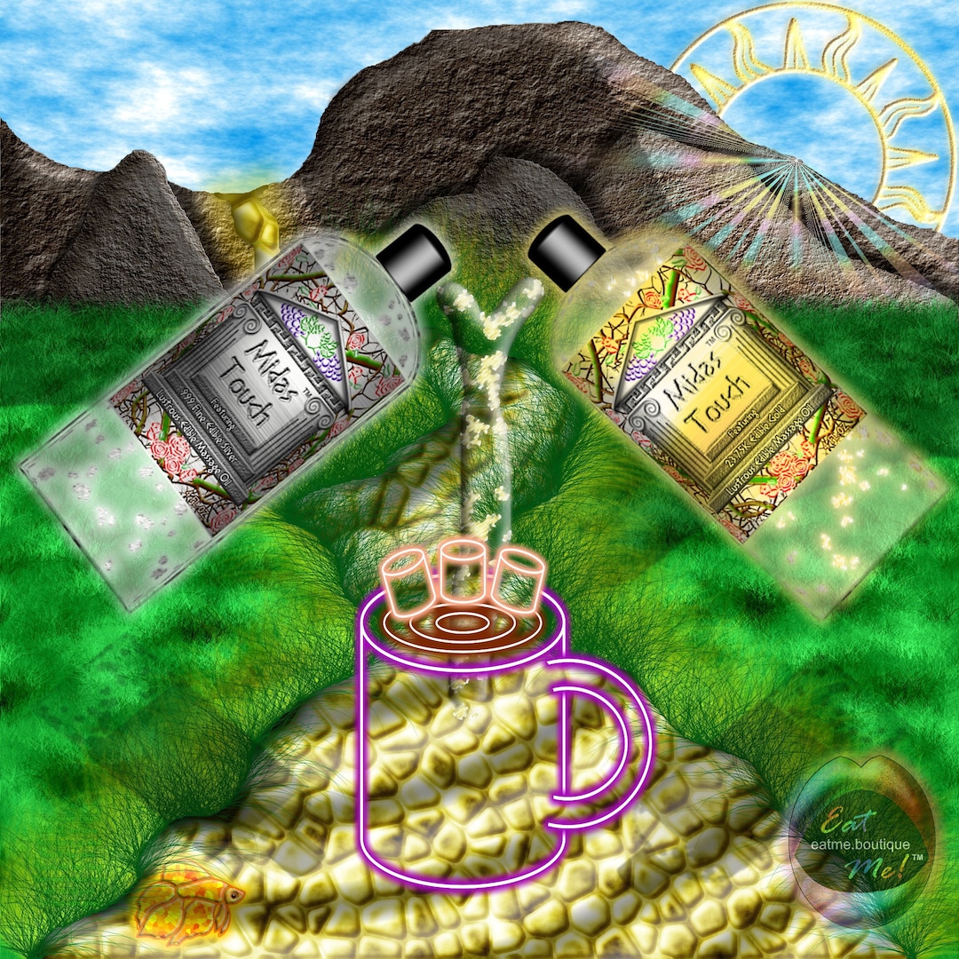 Midas Touch™ Edible Gold & Silver Massage Oil Hot Cocoa - Etsy