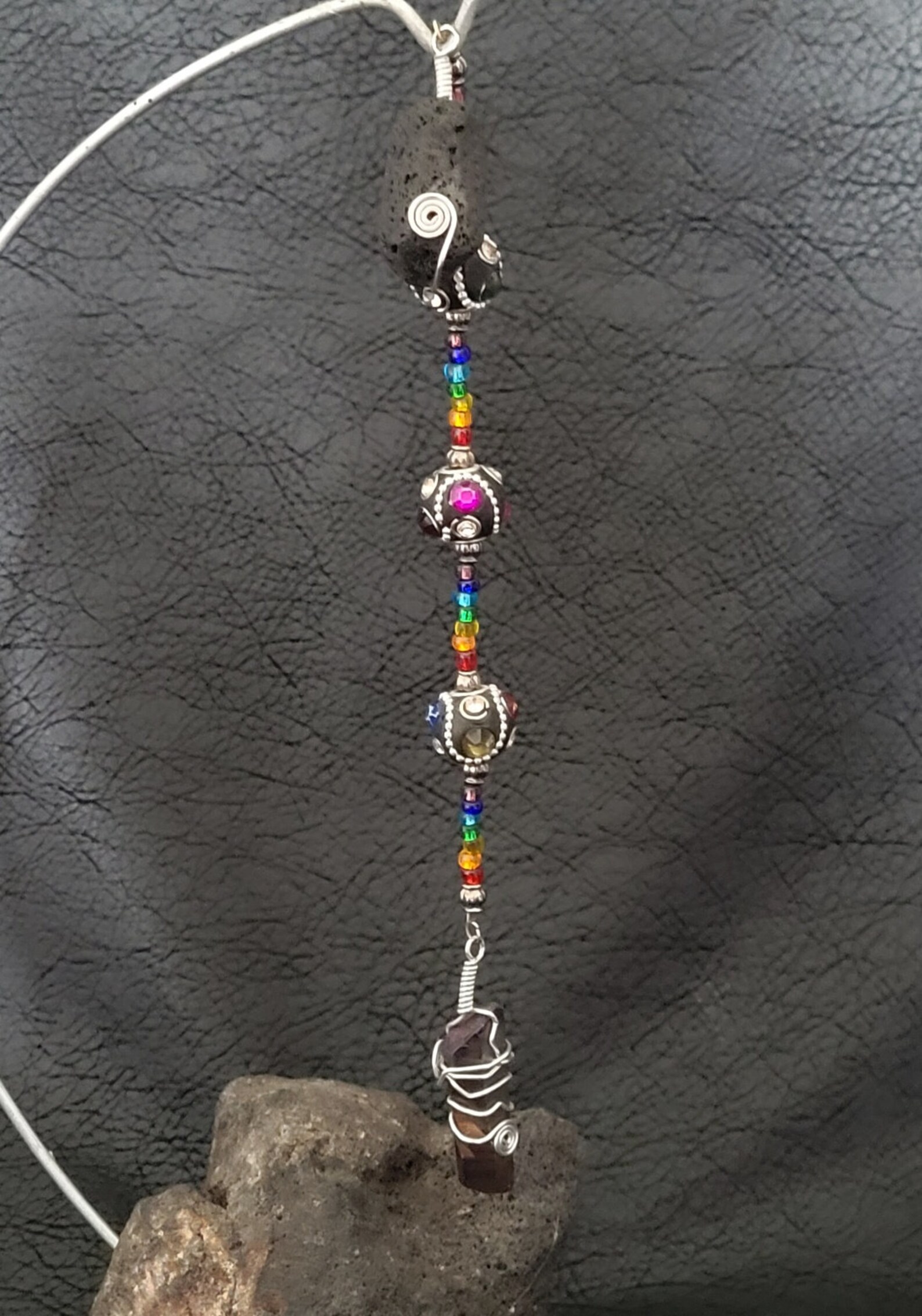 Midnight Rainbow Pendulum #140 - Etsy