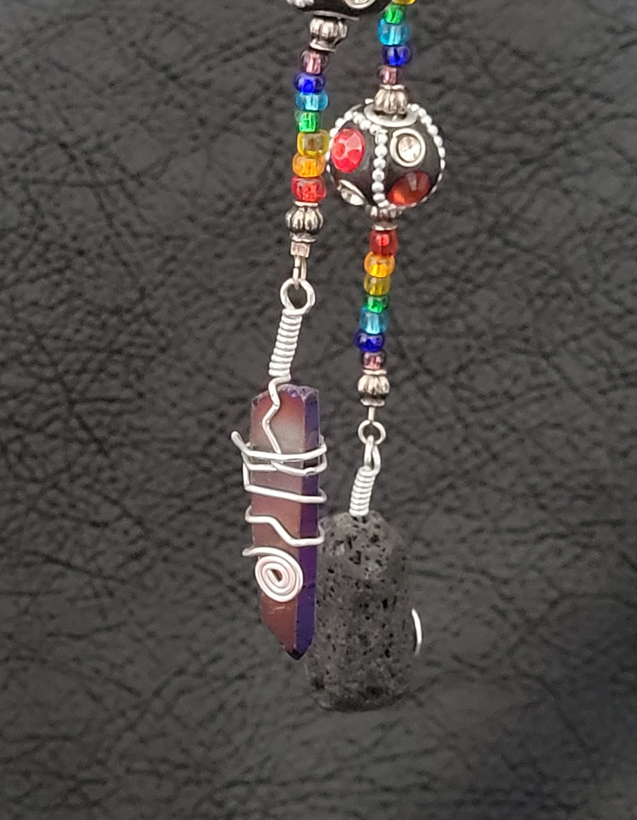 Midnight Rainbow Pendulum #140 - Etsy