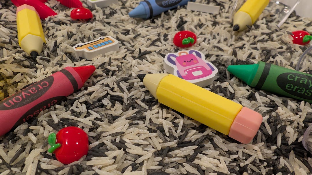 Back to School Sensory Bin / Themed Sensory Play / Learning Tools ...