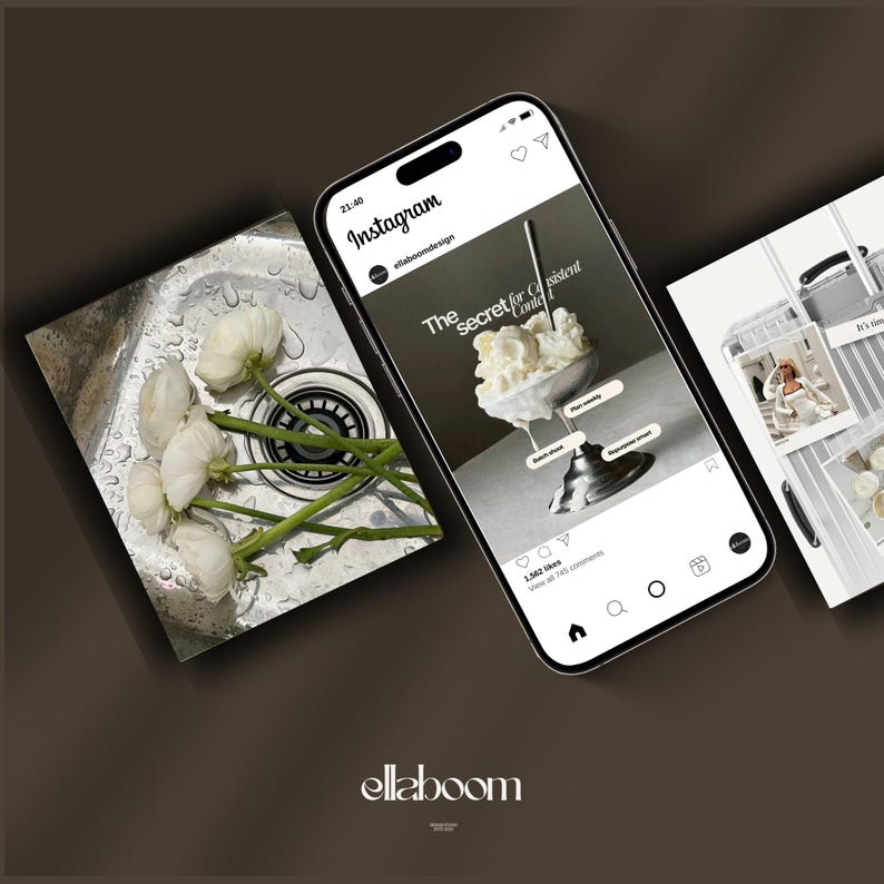 Social Media Manager & Content Creator Instagram Templates Marketing ...