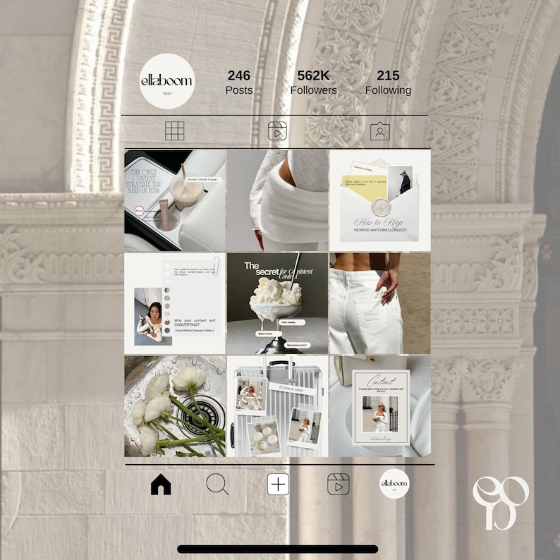 Social Media Manager & Content Creator Instagram Templates Marketing ...