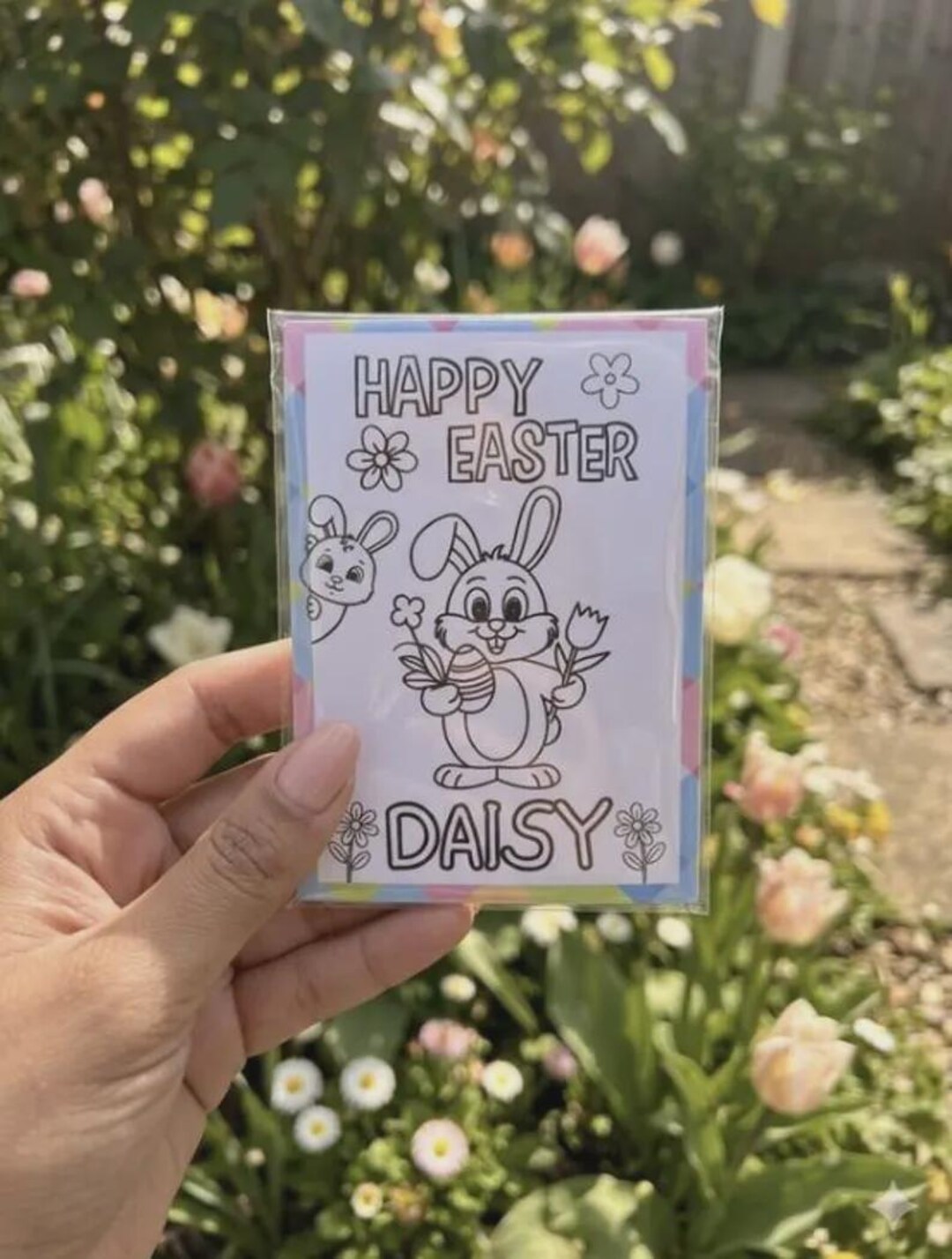 Easter Coloring Activity Bunny Coloring Sheets Party Favors Kids Crafts ...
