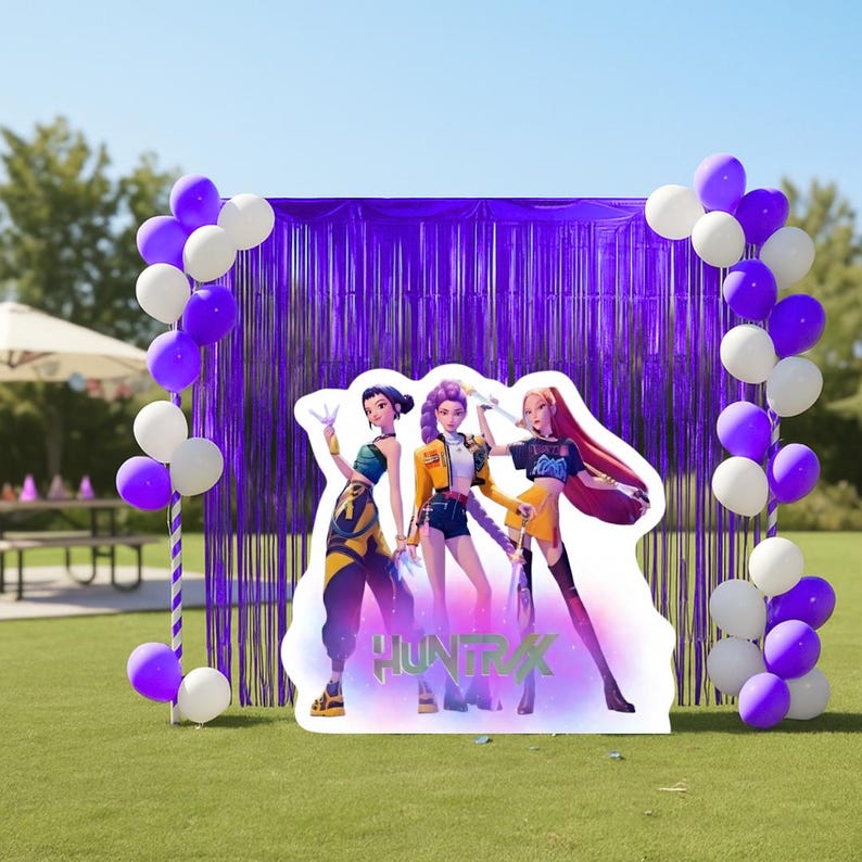 K-pop Party Life-size Cutouts Theme Birthday Decor Printable K-pop ...