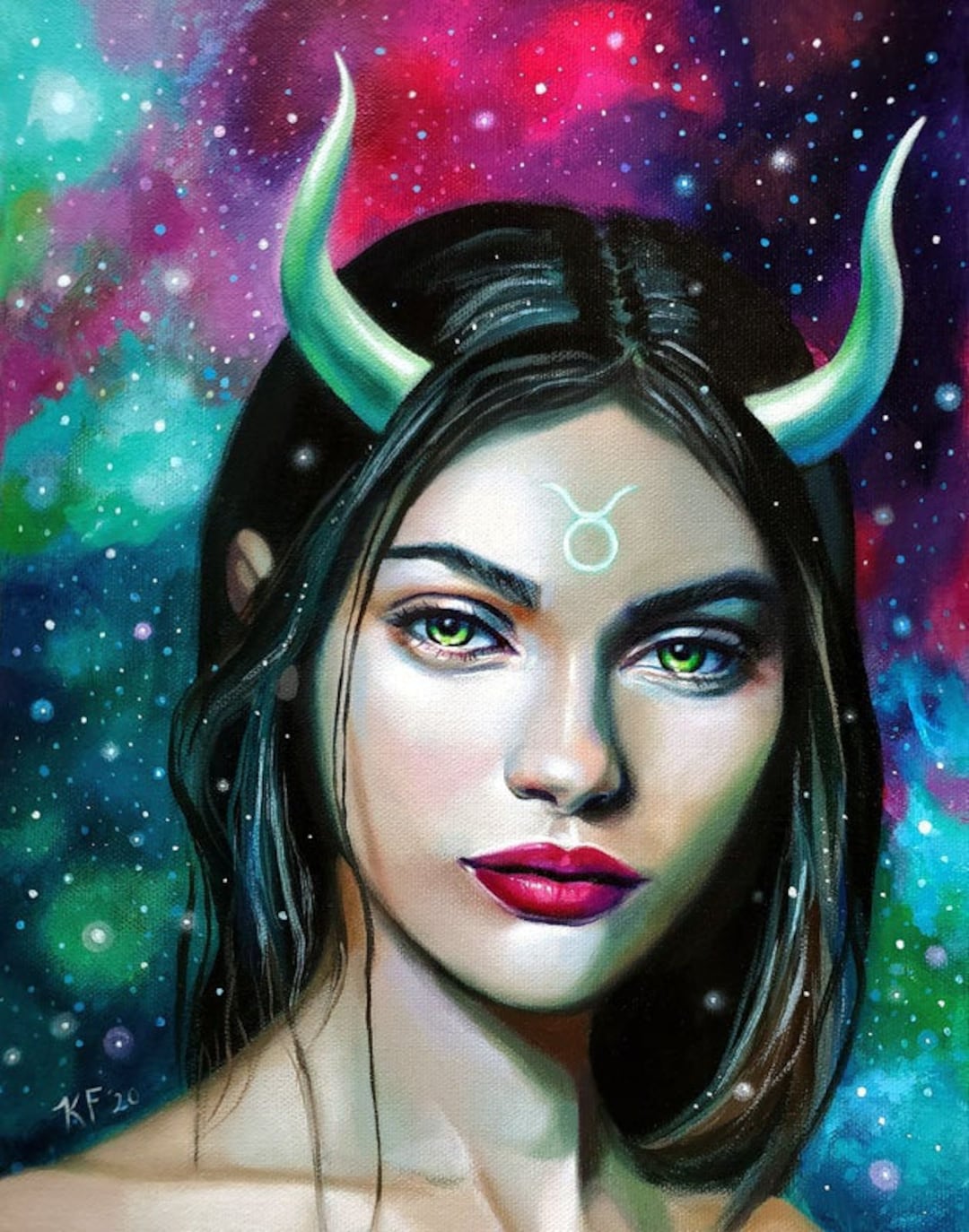 Taurus Astrology Art