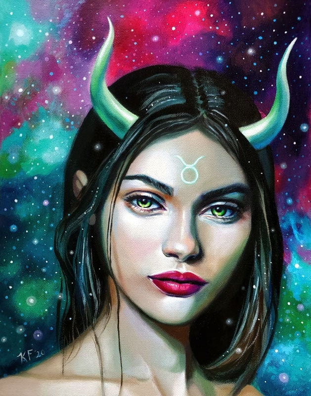 Taurus Woman Art