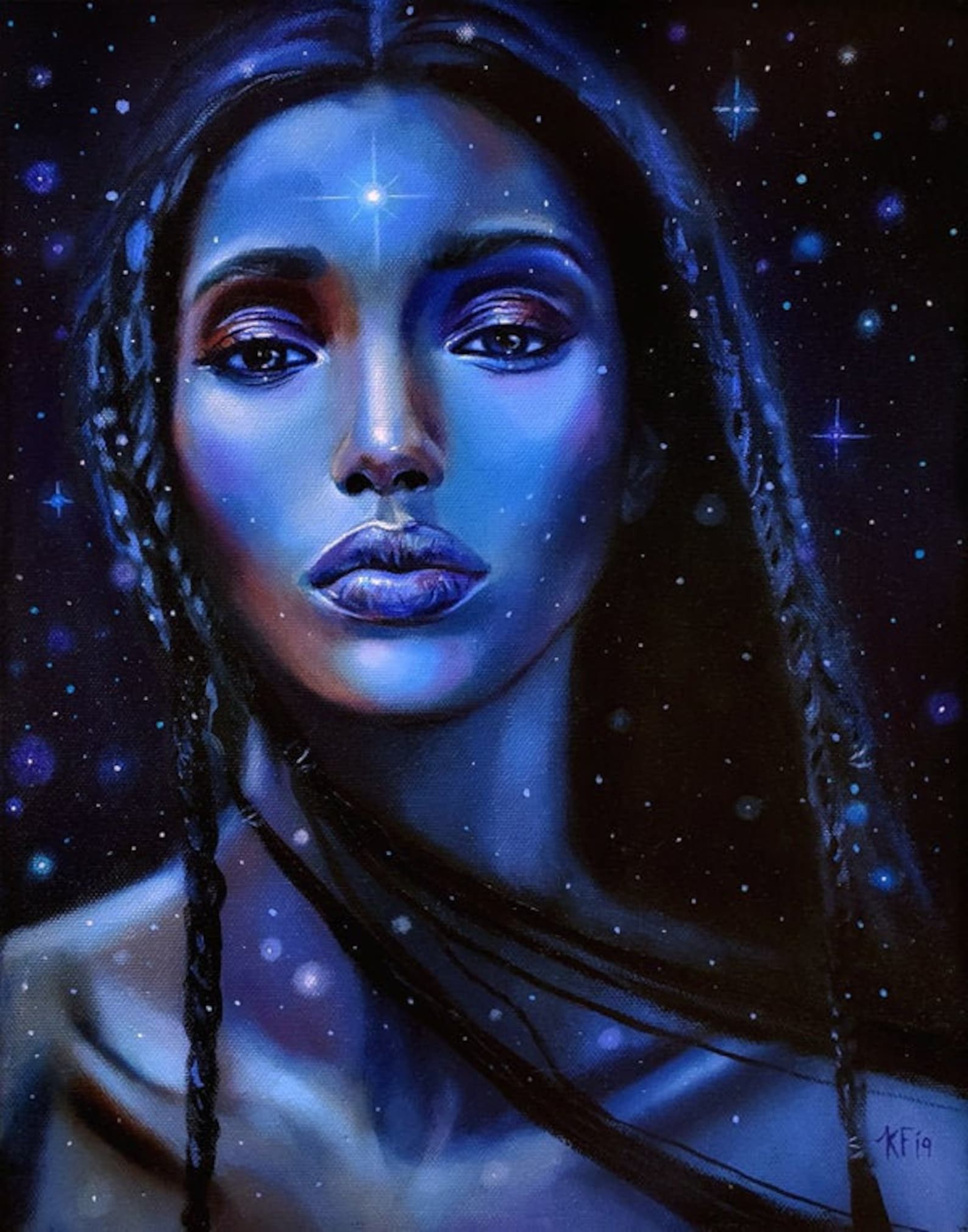 Egyptian Goddess Print the Goddess Nut Goddess - Etsy